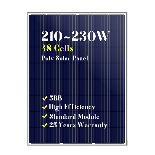 China 48 cells poly solar panels 200w210w220w230w manufacturers and ...