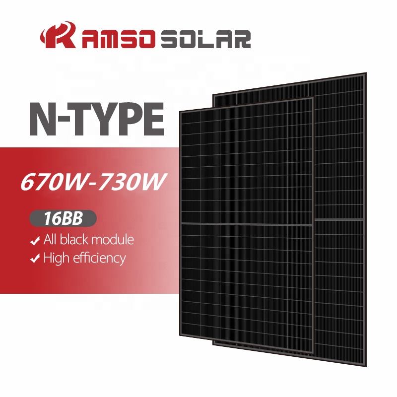 China AMSO SOLAR A Grade mono 670w 680w 700w foldable solar panel ...